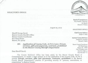 In Full: Commissioners' Letter To Sheriff David Re Private Security ...
